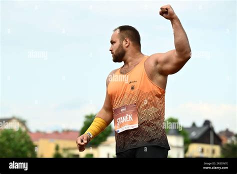 Turnov Czech Republic 23rd May 2023 Czech National Athlete In Shot