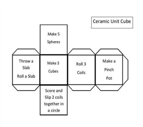 Paper Cube Templates Free Sample Example Format Download