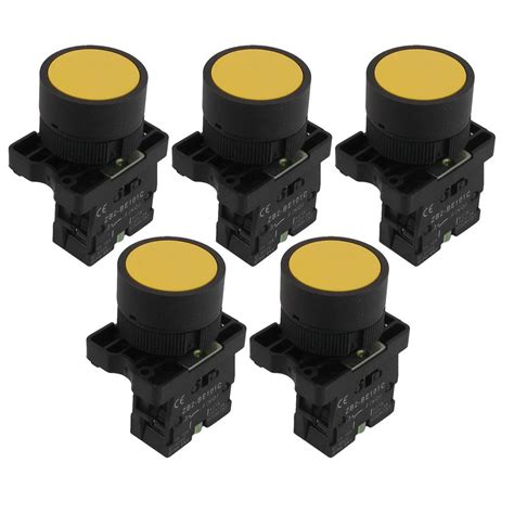 Uxcell 5pcs No Sign Push Button Switch 22mm 600v India Ubuy