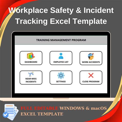 Workplace Safety And Incident Tracking Excel Template Work Accidents
