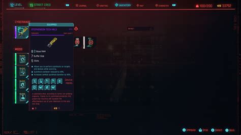 Cyberpunk 2077 Game Ui Database