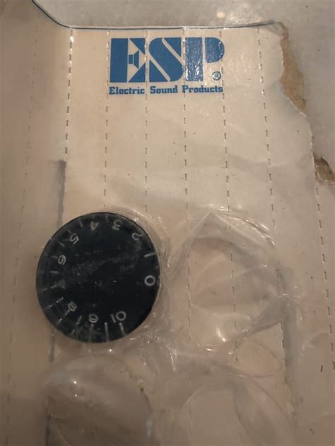 Esp 1x Speed Knob Black Reverb