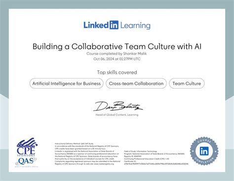 Shankar Malik On Linkedin Certificate Of Completion