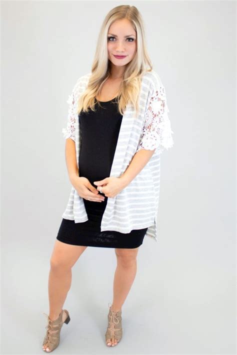 Colorblock Maternity Kimono Sexy Mama Maternity Kimonos Maternity