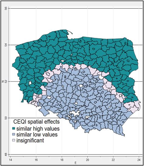Spatial Spillovers Of Environmental Quality Ceqi Quantile Method Download Scientific Diagram
