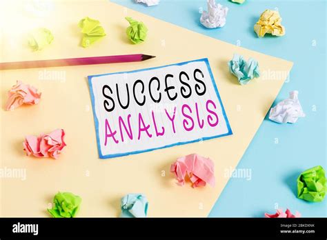 Handwriting Text Success Analysis Conceptual Photo Creating Graph To Determine Increase In