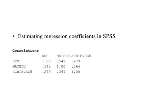 Ppt Basic Linear Regression And Multiple Regression Powerpoint