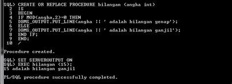Belajar Stored Procedure Pada Plsql My Scratch