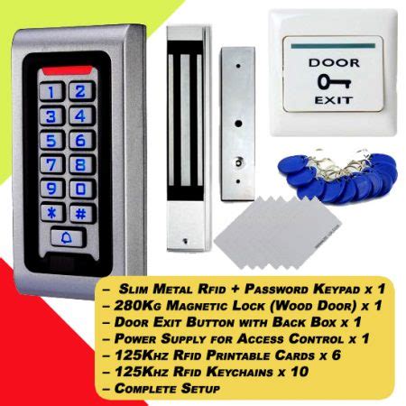 RFID ACCESS CONTROL KEYPAD WITH MAGNETIC LOCK Virtual World Communications One Stop For All