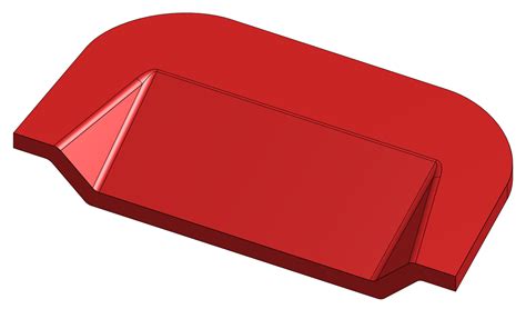 How To Design A Plastic Part That Has Been Stamped Or Pushed In Onshape