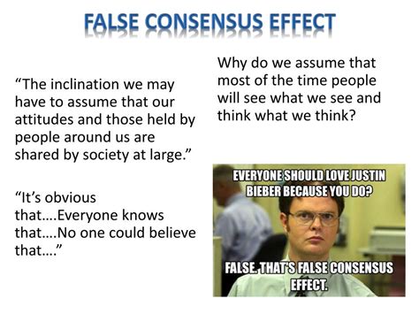 Psychology Definition The False Consensus Effect At Bonnie Call Blog