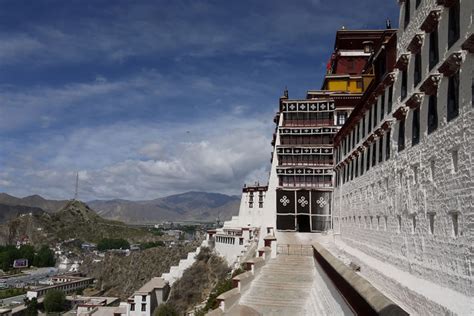 Պոտալա Տիբեթ Չինաստան Լուսանկարներ Շենքերի Տեղեկատու Շենքեր