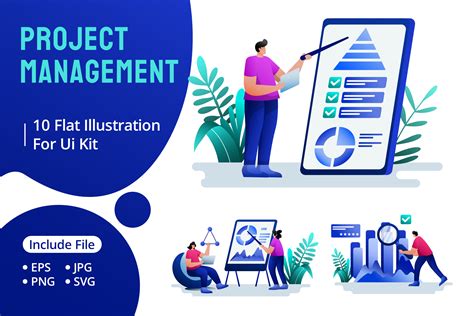 Project Management Illustration Pack 10 Free Download Business Illustrations Iconscout