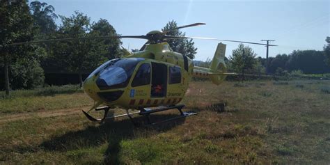 Evacuada En Helicóptero Una Joven Que Sufrió Una Indisposición En A