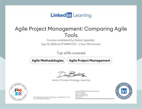 Gulzar Isgandar On Linkedin Certificate Of Completion