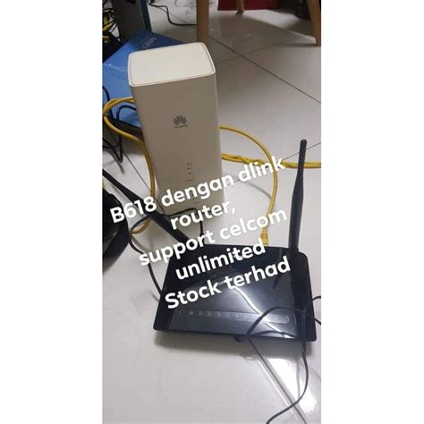 Used Huawei Modem B618 V81 Lock Sim Celcom Ready Stock B618s 22d Shopee Malaysia
