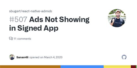 Ads Not Showing In Signed App · Issue 507 · Sbugertreact Native Admob