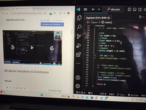 Cplusplus Variables Dsa Codingjourney Programming Prahlad Kumar