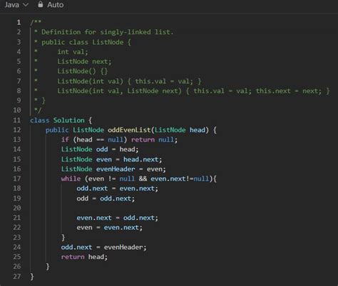 Alexey Teverovski On Linkedin יום 5 Odd Even Linked List