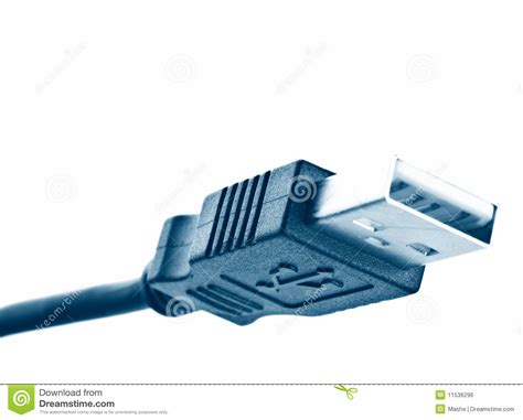 USB Plug Stock Photo Image Of Jack Green Transfer 11536296