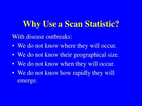 Ppt Space Time Scan Statistics For Early Warning Systems Powerpoint