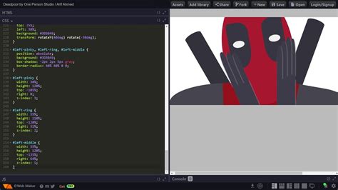 asmr programming deadpool in html and css no talking youtube