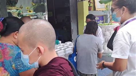 14 8 2023 သရက်တောကျောင်းတိုက် သဘာဝတရားရိပ်သာ၌ နေ့စဥ် ထမင်း ဟင်း အဟာရဒါန ကုသိုလ်ဘဏ်။ Ph