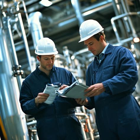 Engineers Performing A Root Cause Analysis To Address Production Inefficiencies Premium Ai