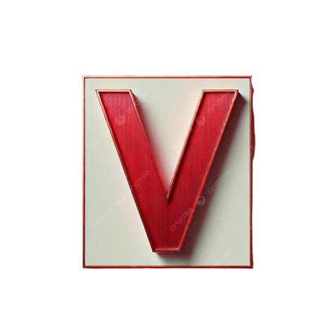 그래픽 디지털 아트를 위한 대담한 예술적 디자인 미적 현대 미니멀 아이콘이 있는 추상 빨간색과 흰색 문자 V 기호 빨간색 하얀색 편지 V Png 일러스트 및 이미지 에
