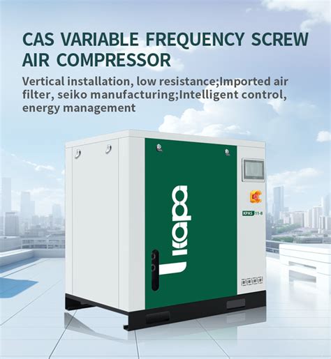 cas variable frequency screw air compressor price