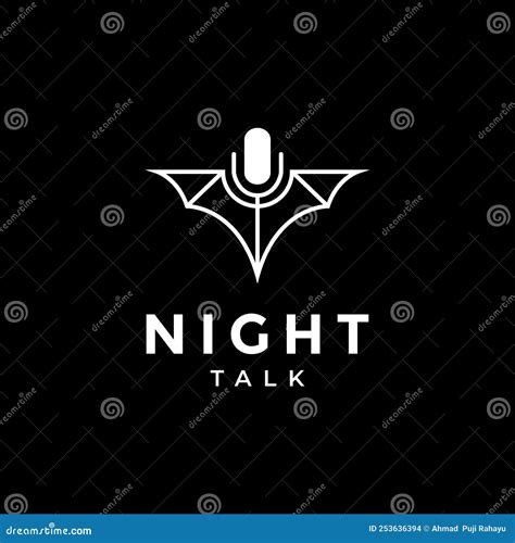 Microphone Bat Logo Design Vector Stock Vector Illustration Of