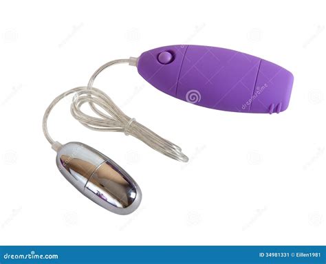Purple Sex Toy Egg With Vibration And Control Panel Stock Image Image Of Sensuality