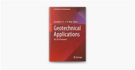 ‎anirudhan Iv And Vb Maji Geotechnical Applications в Apple Books