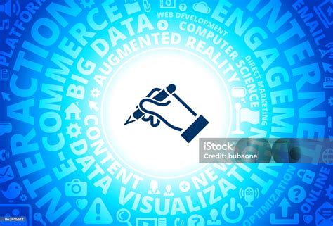 인터넷 현대 기술 단어 배경에 건설 손 아이콘 개념 기호에 대한 스톡 벡터 아트 및 기타 이미지 개념 기호 개체 그룹 그라데이션 Istock