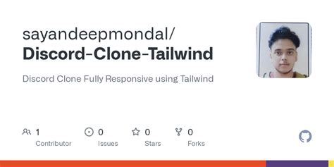 GitHub Sayandeepmondal Discord Clone Tailwind Discord Clone Fully