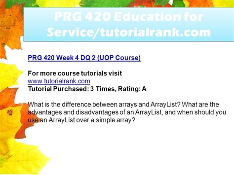 Prg 420 Education For Service Ppt Download
