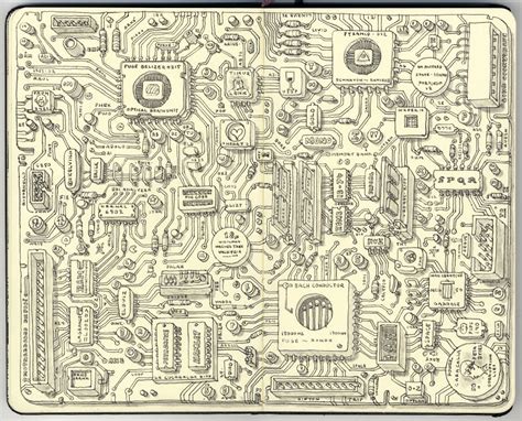 Motherboard Drawing At GetDrawings Free Download