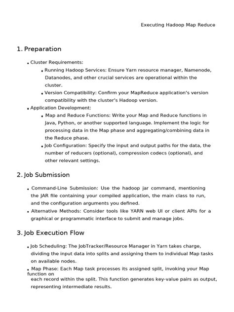 executing hadoop map reduce jobs pdf apache hadoop map reduce