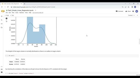Sparks Foundation Internship Task1 Simple Linear Regression Youtube