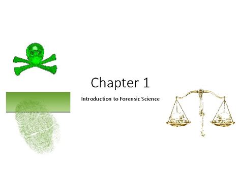 chapter 1 introduction to forensic science what is