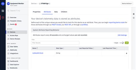 Device Attributes Losant Documentation