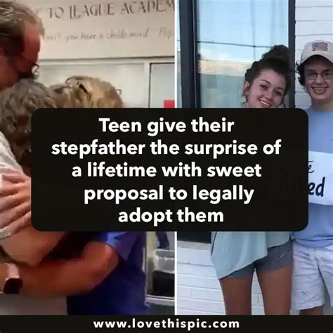 Teen Give Their Stepfather The Surprise Of A Lifetime With Sweet