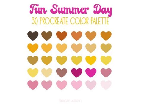 Rain Forest Procreate Color Palette Graphic By Pawsitivelyaesthetic