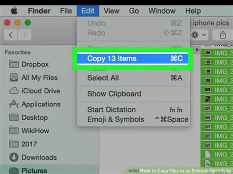 How To Copy Files To An External Hard Drive With Pictures