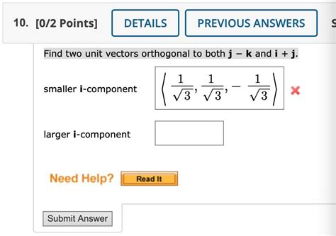 Solved Find Two Unit Vectors Orthogonal To Both Jk And I J Chegg