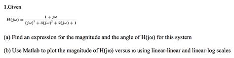 Solved 1given Hju A Find An Expression For The