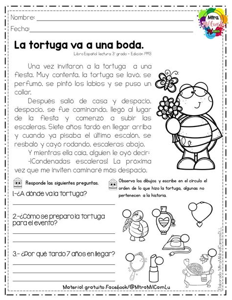 Ficha Infantil De Comprensión Lectora Artofit