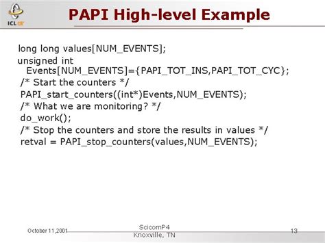 Performance Analysis Using Papi And Hardware Performance Counters