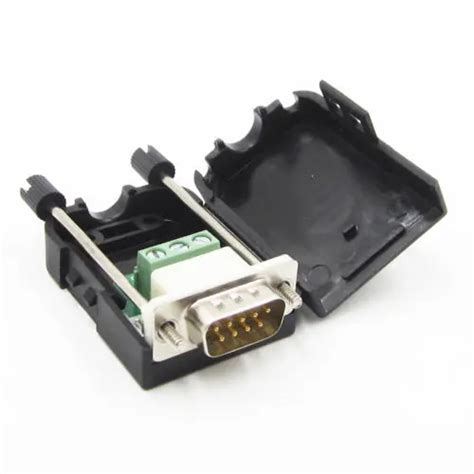 3pin db9 d sub male rxd txd gnd port terminal screw rs232 422 485 in smart remote control from