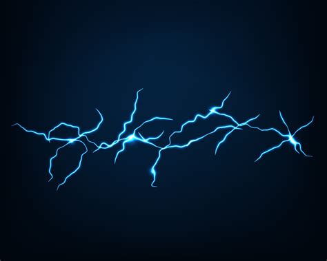 Abstract Background Vector Electric Light Spark Flash Effect Bright Curved Line Neon Glowing